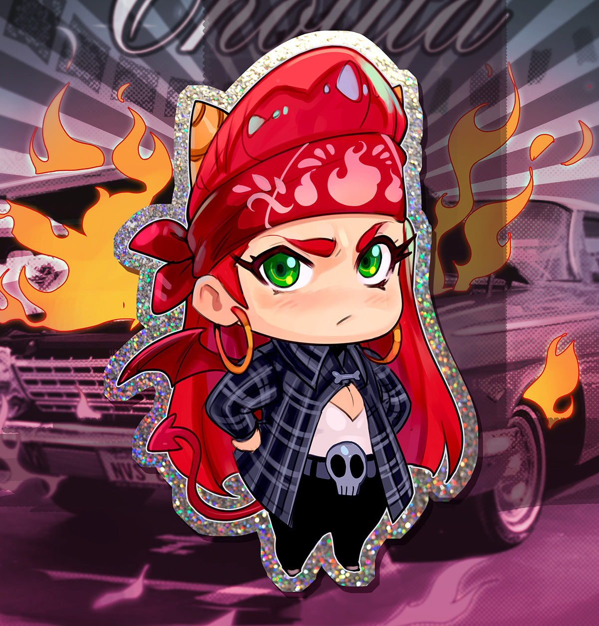 Cholita (Candelita) Glitter Sticker – REIQSHOP